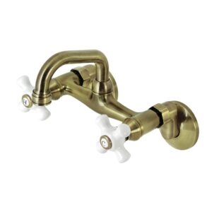 kingston brass ks612ab kingston bar faucet, antique brass