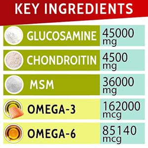 PAWFECTCHEW Glucosamine Dog Treats for Picky Eaters - Joint Supplement w/Chondroitin, MSM, Omega-3 - Joint Pain Relief - Advanced Formula - Chicken Flavor - 180 Ct - Made in USA