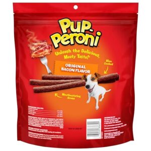 Pup-Peroni Dog Treats, Original Bacon Flavor, 22.5 Ounce, Made with Real Bacon