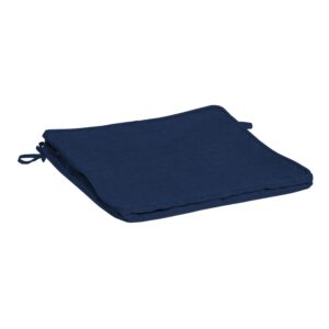 arden selections profoam essentials outdoor dining seat cushion cover 20 x 20, sapphire blue leala