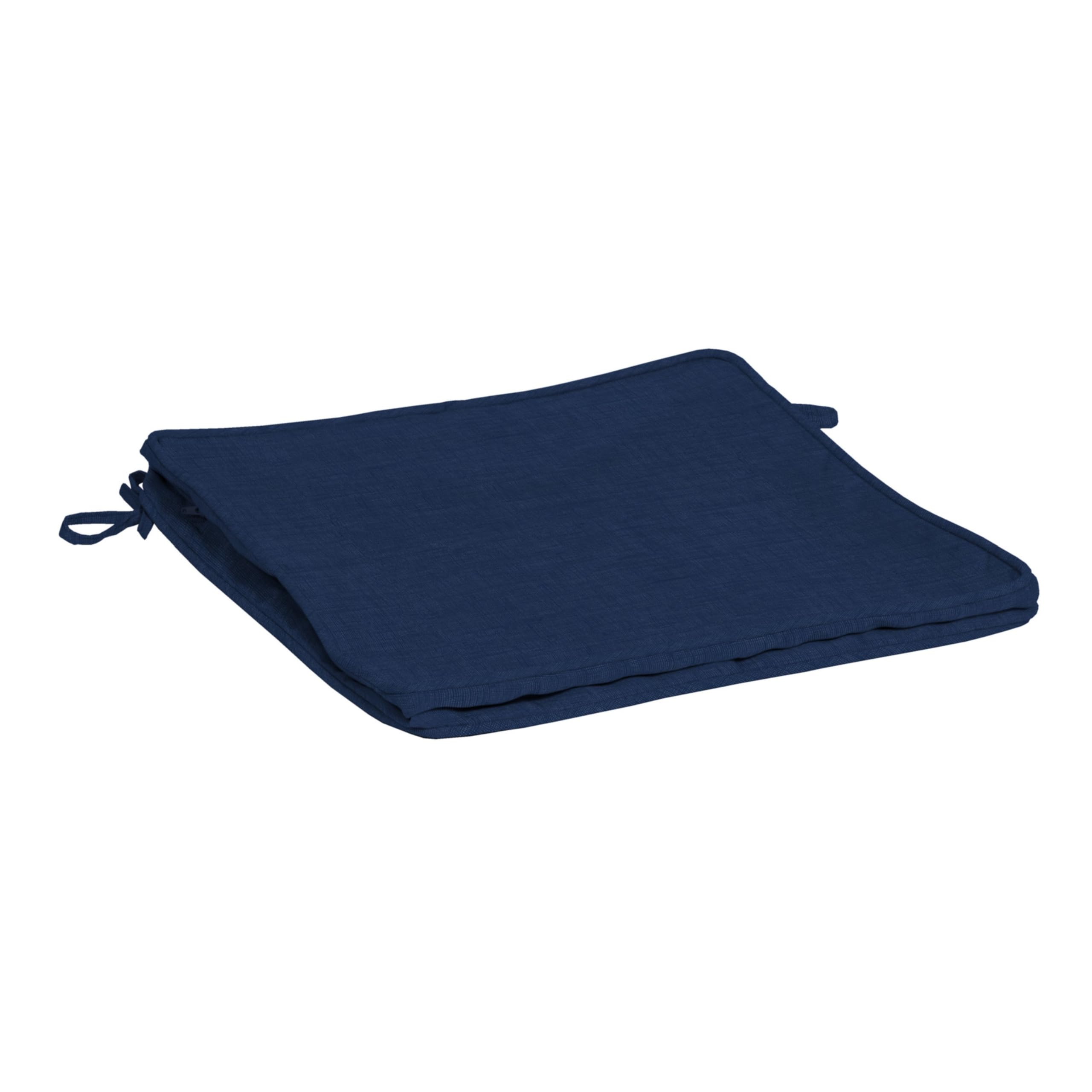 Arden Selections ProFoam Essentials Outdoor Dining Seat Cushion Cover 20 x 20, Sapphire Blue Leala