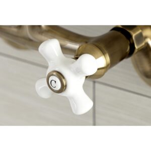 Kingston Brass KS612AB Kingston Bar Faucet, Antique Brass