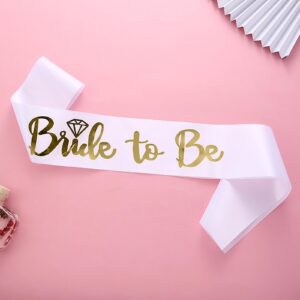 Bride to Be Sash, Bachelorette Party Sash Bachelorette Party Decorations Party Favors Accessories (Gold)