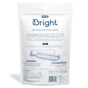 BARK Bright Dental Sticks for Medium Dogs Chews, 15.87 oz., Count of 30