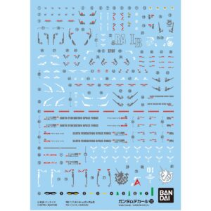 bandai gd-132 rg 1/144 hi-Νu gundam decals char's counterattack decal ban25790