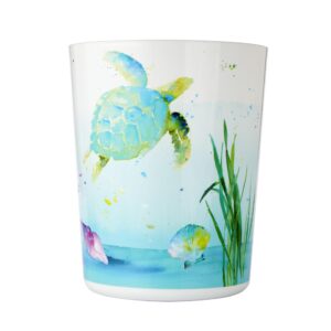 skl home by saturday knight ltd. watercolor ocean wastebasket, multi