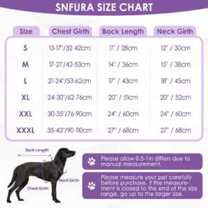 SUNFURA Warm Dog Coat Dog Jacket, Reflective Dog Winter Coats with Adjustable Buckle, Turtleneck Padded Dog Fleece Vest Windproof Waterproof Dog Snow Jacket for Small Medium Large Dogs, Pink XL