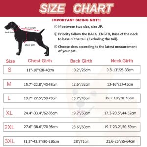 Dogcheer Warm Dog Coat, Waterproof Dog Jacket Winter Coat Turtleneck Windproof Pet Cold Weather Coats, Reflective Adjustable Dog Snow Jacket Fleece Sweater for Small Medium Large Dogs -Red S