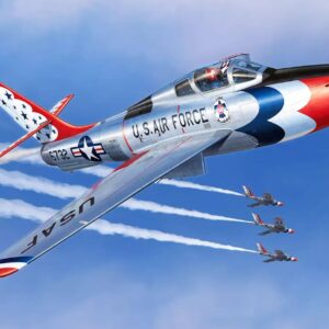 Revell 85-5996 Republic F-84F Thunderstreak Thunderbirds 1:48 Scale 75-Piece Skill Level 4 Model Airplane Building Kit