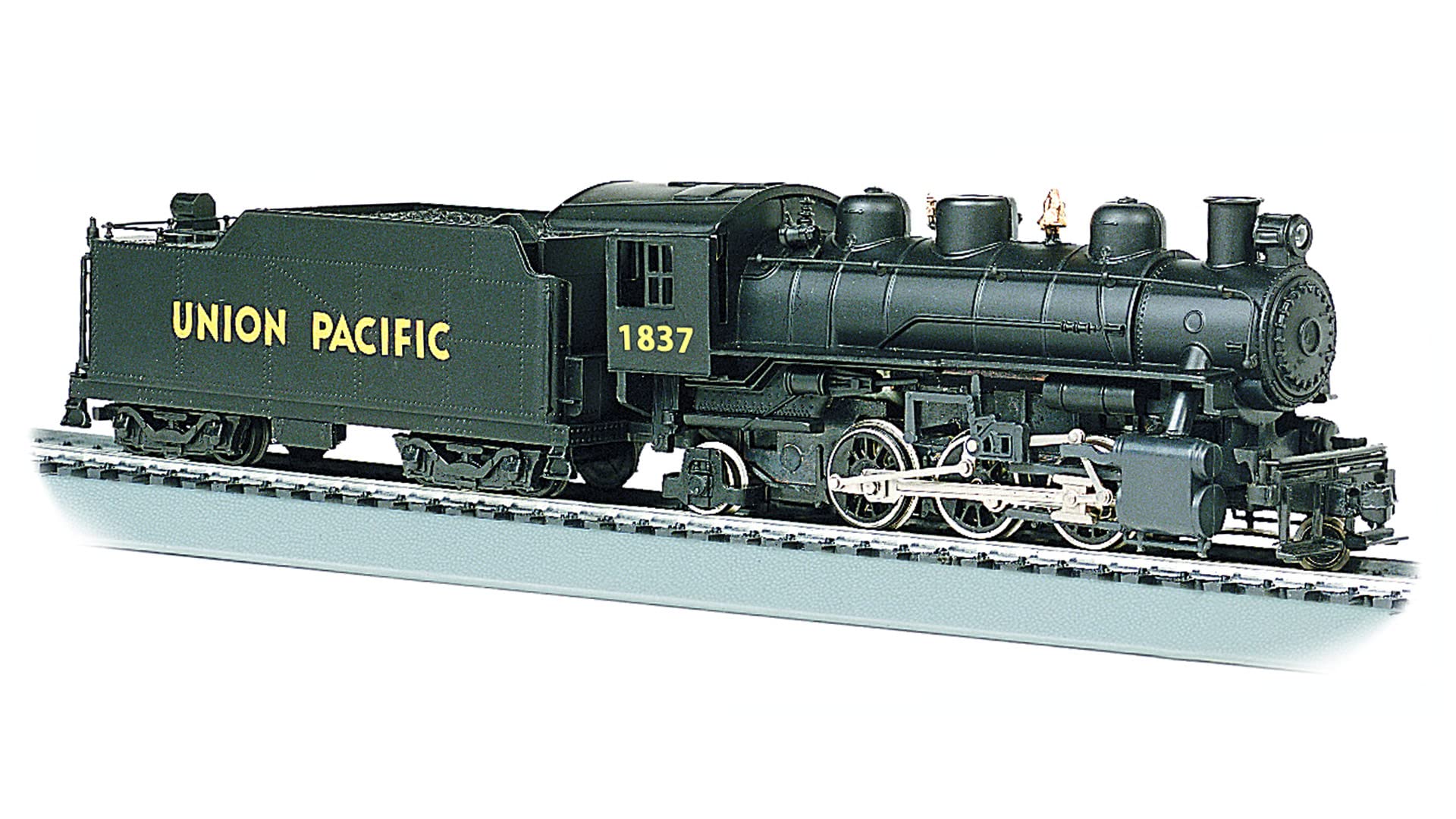 Bachmann Trains - Prairie 2-6-2 STEAM Locomotive with Smoke & Operating Headlight - U.P.® #1837 - HO Scale