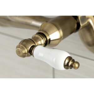 Kingston Brass KS512AB Kingston Bar Faucet, Antique Brass