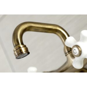 Kingston Brass KS612AB Kingston Bar Faucet, Antique Brass