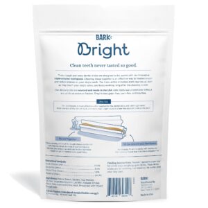 BARK Bright Dental Sticks for Small Dogs Chews, 5.82 oz., Count of 30