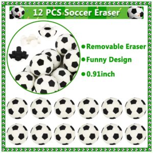 Soccer Party Favors Set 80 PCS Soccer Toys Whistle Fidget Spinner Silicone Bracelet Tattoo Stickers Eraser Keychains for Soccer Theme Birthday Party Goodie Bags Fillers Sports Party Supplies