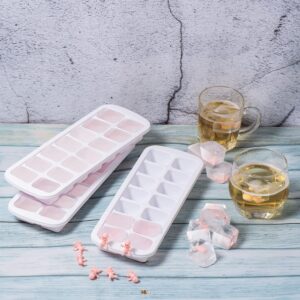 ZJJZGYXINTAI My Water Broke Baby Shower Game with 80 Mini Plastic Babies, 3 Ice Cube Trays and 1 Sign, Used for Baby Shower Games, White