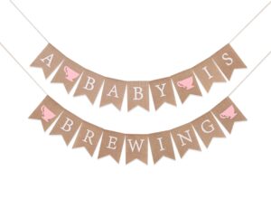 tea party bridal shower - tea with the bride to be, bridal shower burlap banner, bride to be banner, tea party shower decorations (tea with the bride to be)