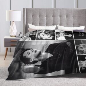 Jimin Super Soft and Comfortable Flannel Blanket Camping Blanket Beach Blanket Decoration Bedroom Living Room Suitable for Children/Adults Throw Blankets (50"x40")