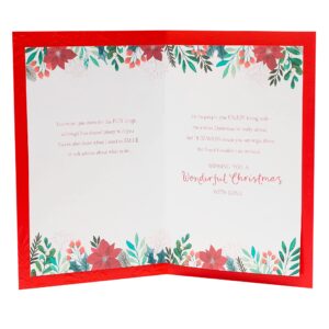 UK Greetings Friend Christmas Card - Friendship Christmas Card - Happy Christmas Card for Friend - Thanks You Card for Friend, Multi, 615854-0-1