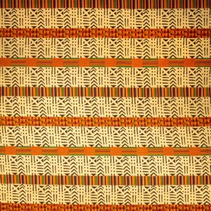 kente african print fabric (19009-1) 100% cotton 44'' wide sold by the yard