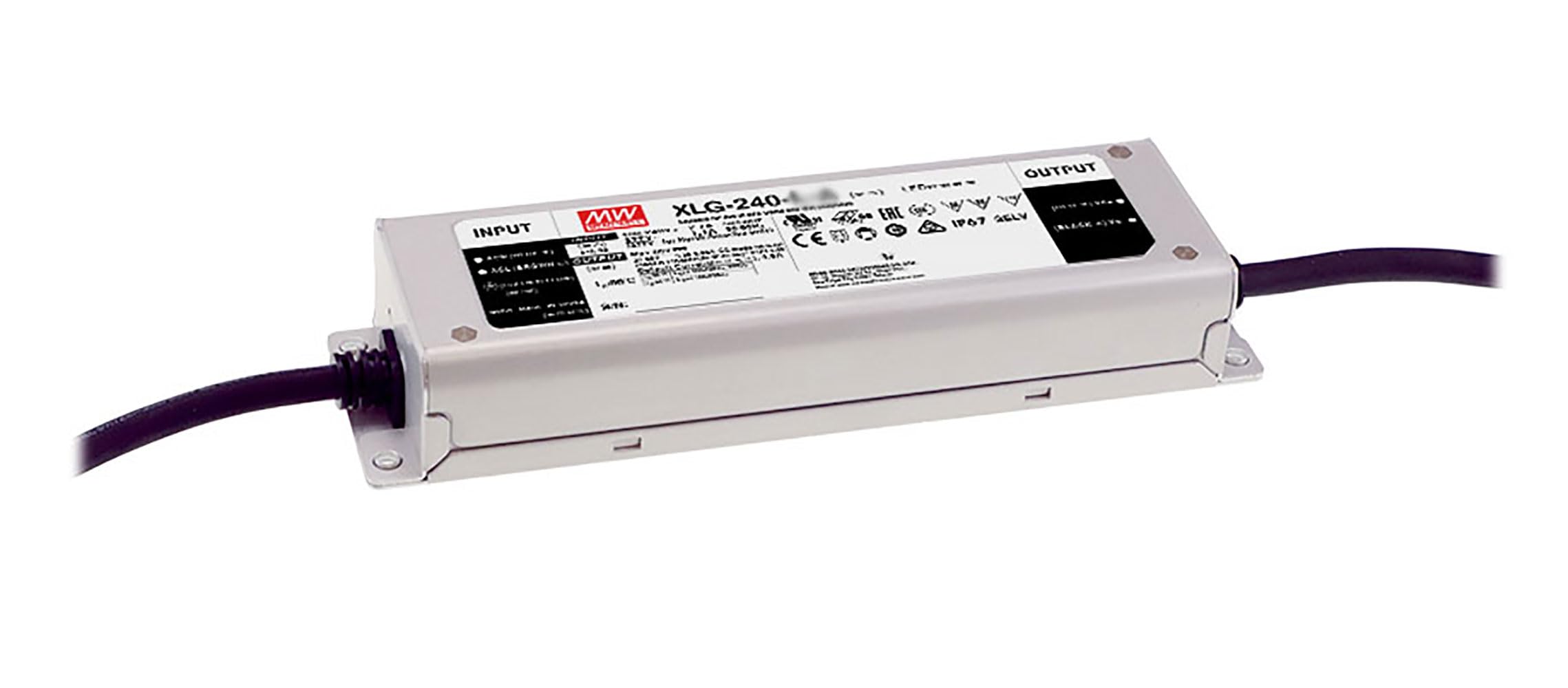 MEAN WELL XLG-240-H-AB Constant Power LED Driver with Adjustable Output Current and Dimming Function 240W 27V to 56V 4900mA