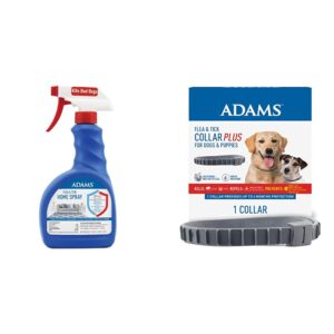 adams home spray + flea & tick dog collar