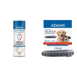 adams carpet powder + flea & tick dog collar