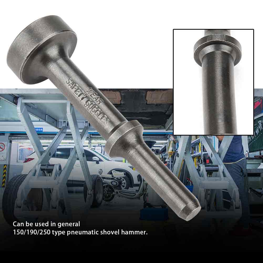 Pneumatic Air Hammer Bit, Extended Smoothing Hammer Bit, Special Alloy Steel Pneumatic Drifts for Metals Wood(100mm)