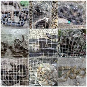 AMZTraps Large Dual Entrance Humane Snake Trap - Catches and Release All Kinds of Snakes - Reusable!