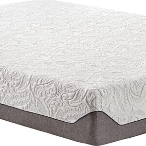 Boyd Sleep 8" RespondaFlex Queen Size Medium Firm Gel Memory Foam Mattress, Cooling Air Flow Layer, and Comfort Support Base, Bed in Box, Fiberglass Free,White