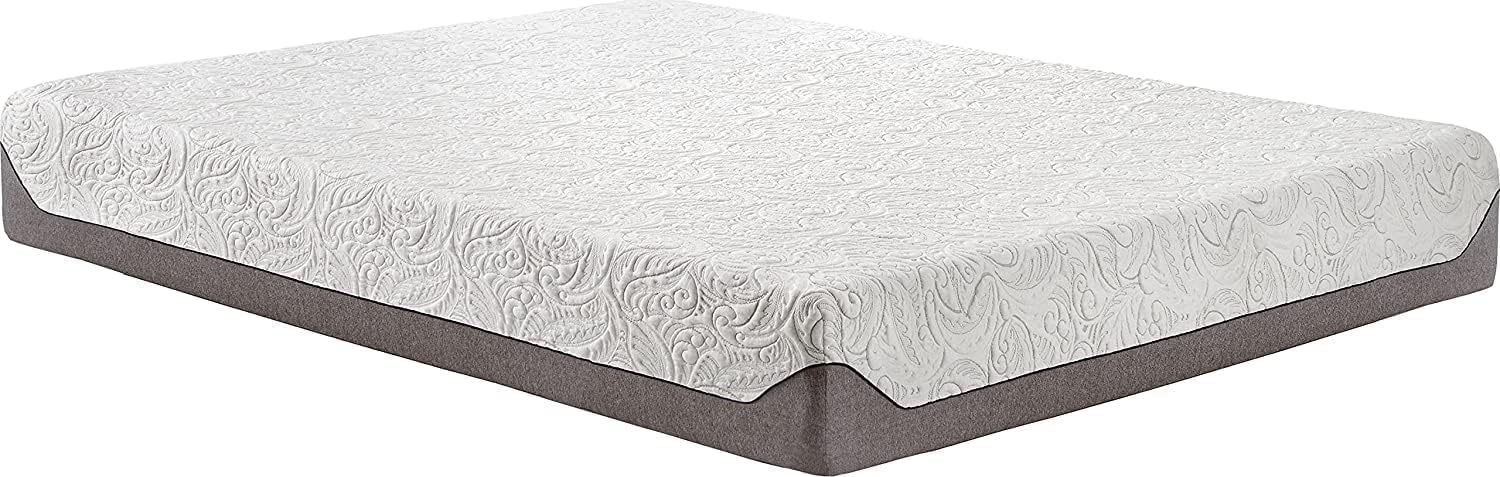 Boyd Sleep 8" RespondaFlex Queen Size Medium Firm Gel Memory Foam Mattress, Cooling Air Flow Layer, and Comfort Support Base, Bed in Box, Fiberglass Free,White