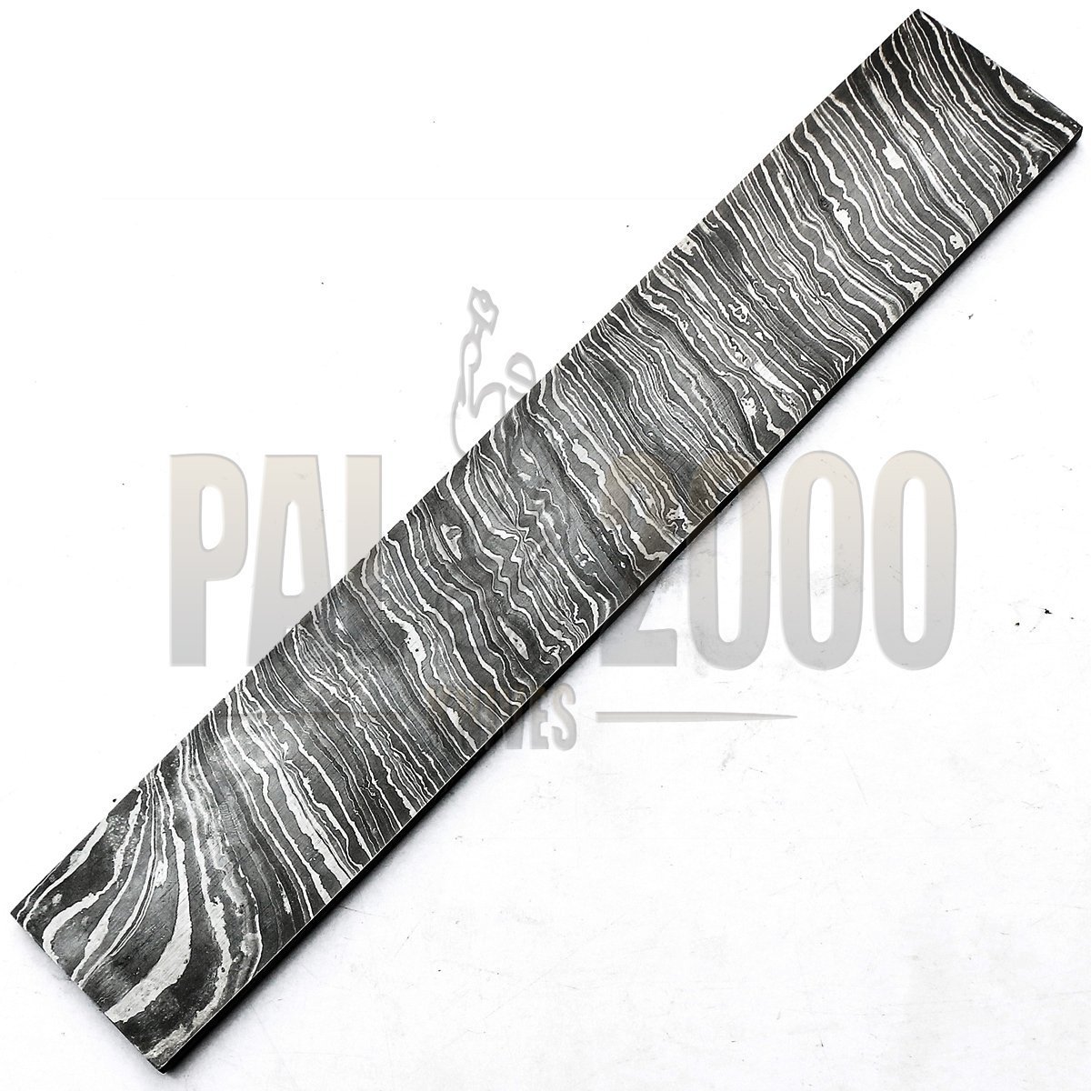 PAL 2000 KNIVES HUN-9937 Handmade Damascus Steel 10x5 Inches Billet Blank - Knife Making Bar