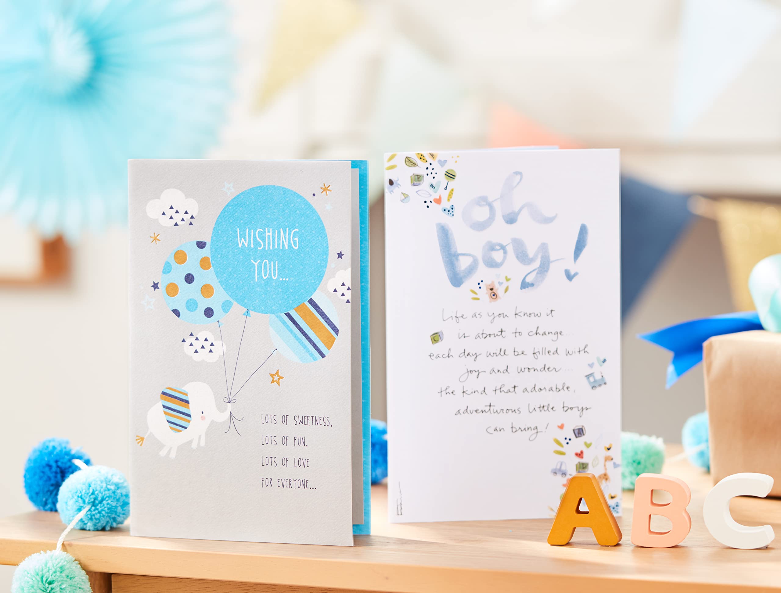 American Greetings Baby Shower Card for Boy (New Little One)