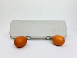 100 solid top non-printed dozen egg cartons