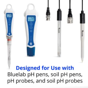 Bluelab STSOL120 KCL Storage Solution 120ml pH Probe and Pen, Maintain Meters Used for Water, Soil, and Hydroponic System or Indoor Plant Grow White