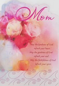 greeting card mom - thanking him for you and the blessing you are religious christian happy birthday for mother