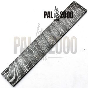 PAL 2000 KNIVES HUN-9937 Handmade Damascus Steel 10x5 Inches Billet Blank - Knife Making Bar