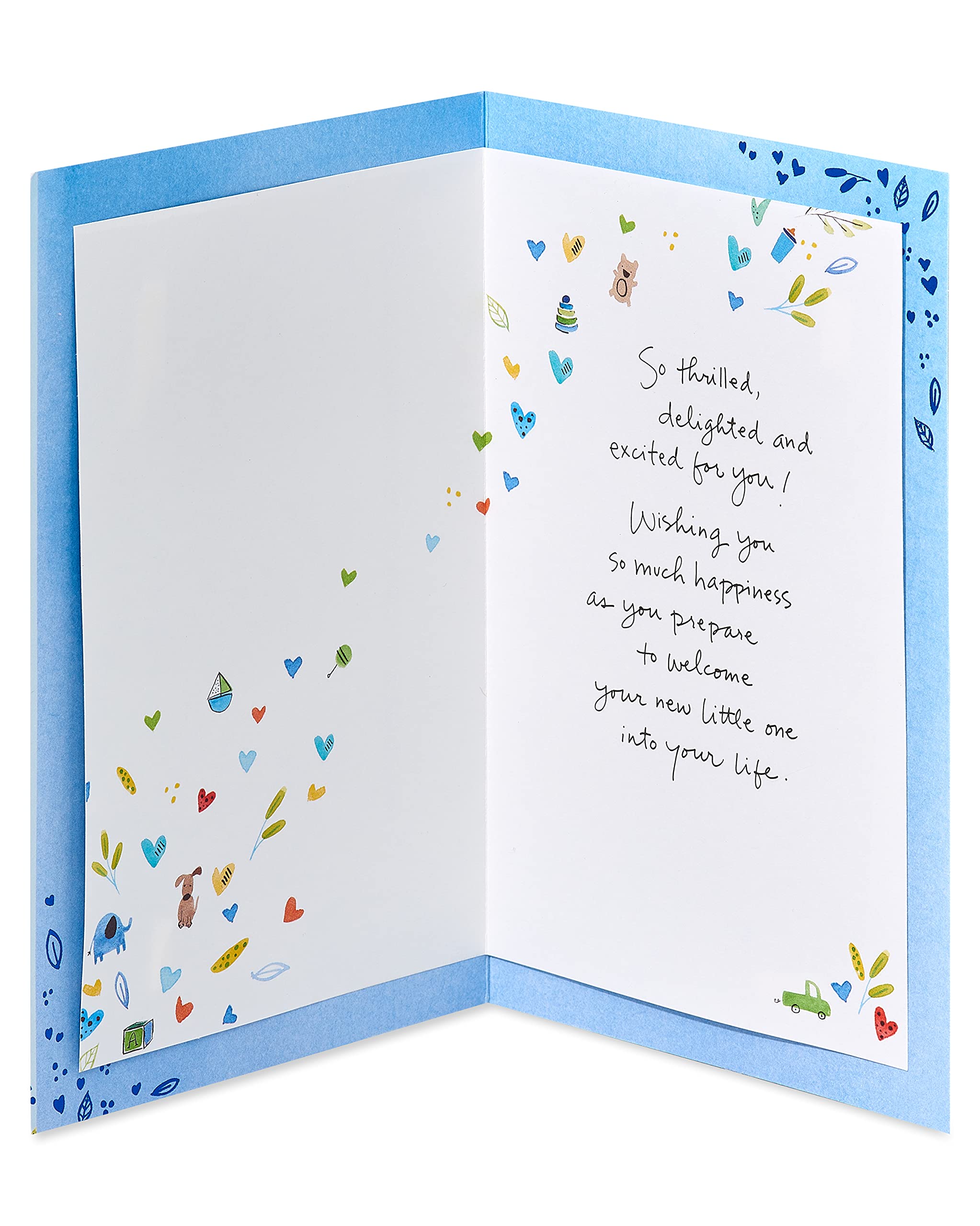 American Greetings Baby Shower Card for Boy (New Little One)