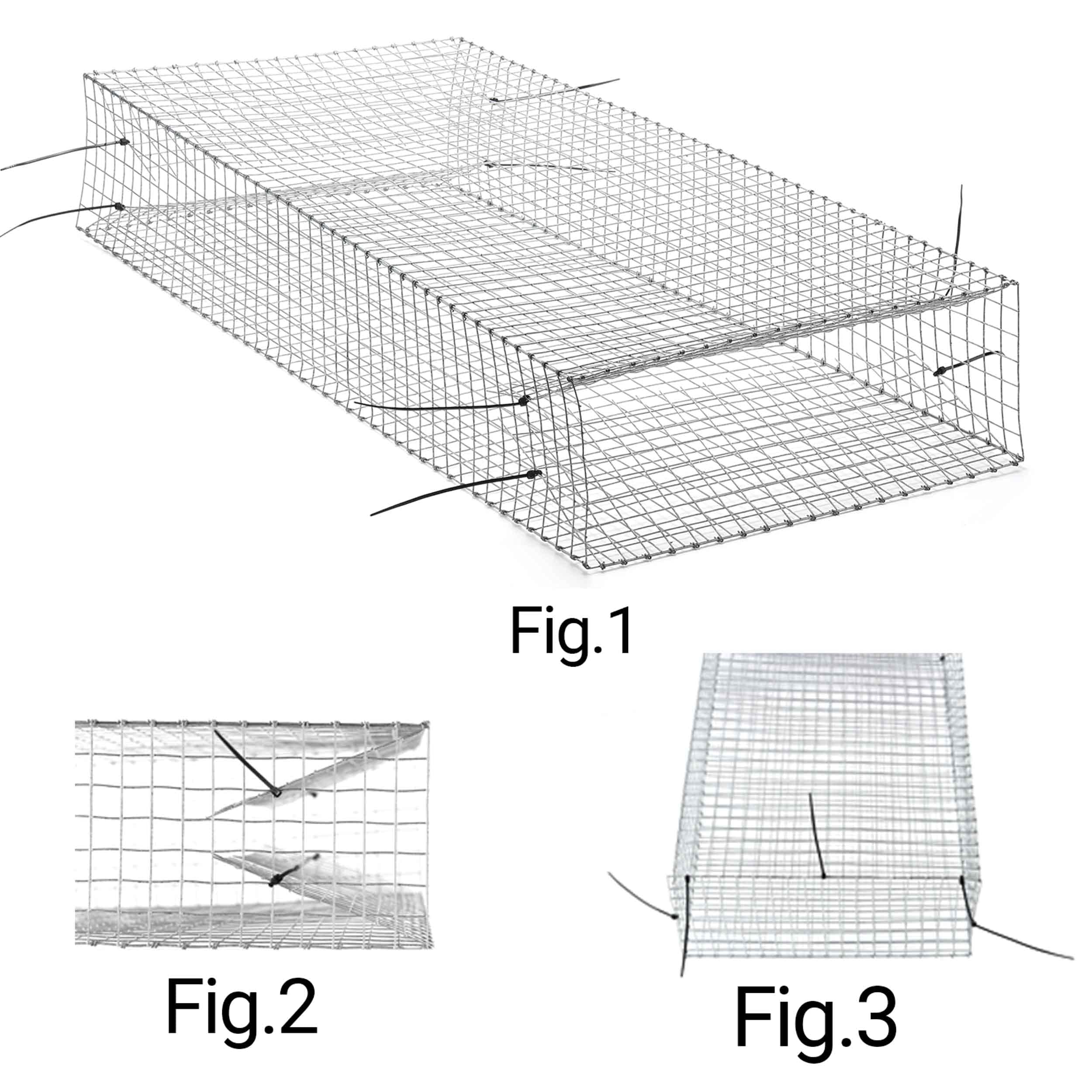 AMZTraps Large Dual Entrance Humane Snake Trap - Catches and Release All Kinds of Snakes - Reusable!