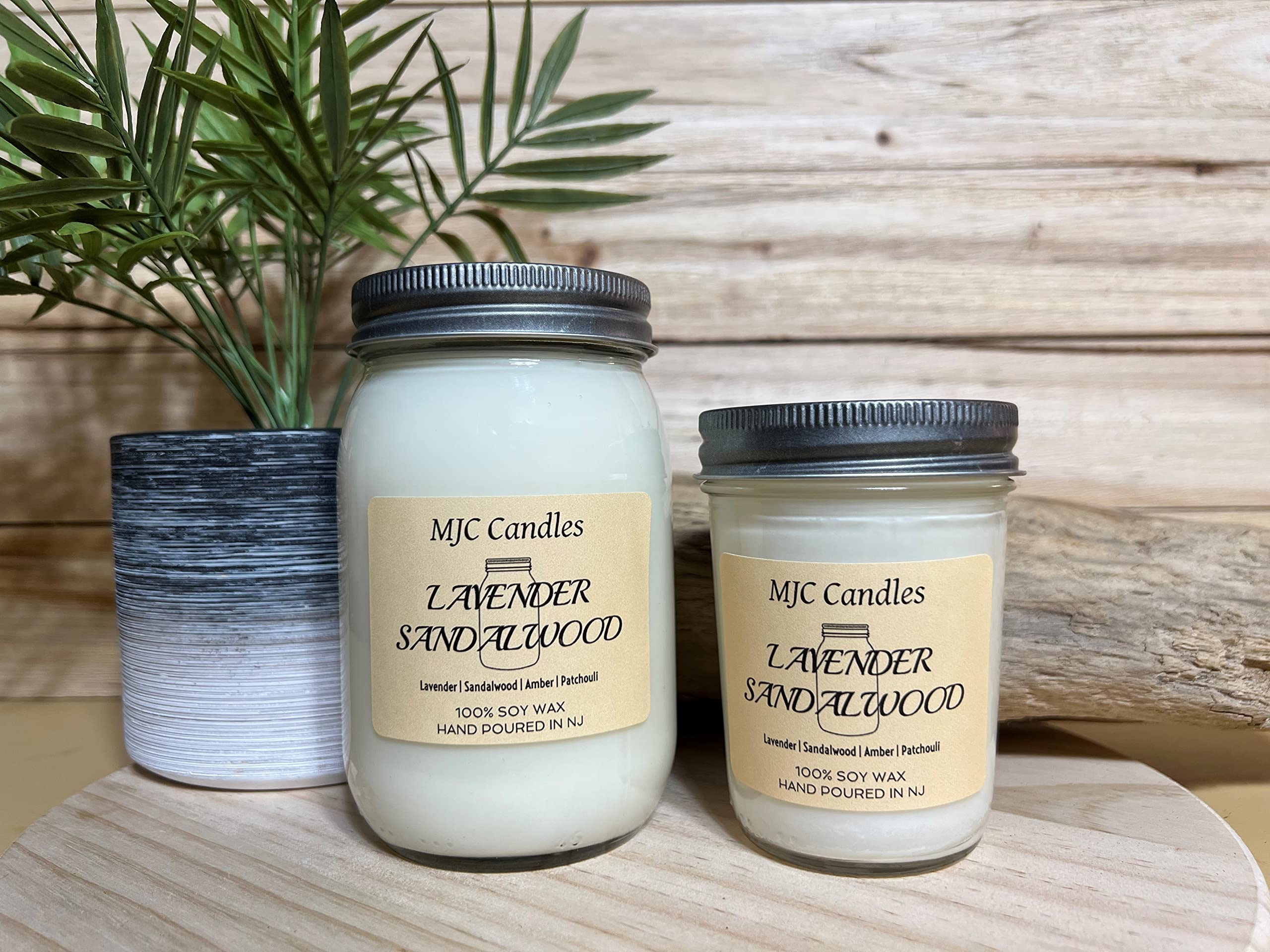 Lavender Sandalwood Candle | Lavender Soy Candle | Free Shipping | Soy Candle | Soy Candles | Mason Jar Soy Candles | Mason Jar Candles