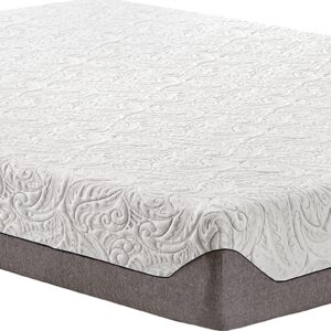 Boyd Sleep 8" RespondaFlex Twin Size Medium Firm Gel Memory Foam Mattress, Cooling Air Flow Layer, and Comfort Support Base, Bed in Box, Fiberglass Free, White