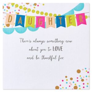 American Greetings Birthday Card for Daughter (Thankful)