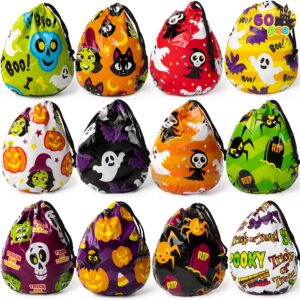 joyin 60 halloween drawstring goody treats bags for kids halloween trick or treat party favor supplies, classroom candy goodie bags