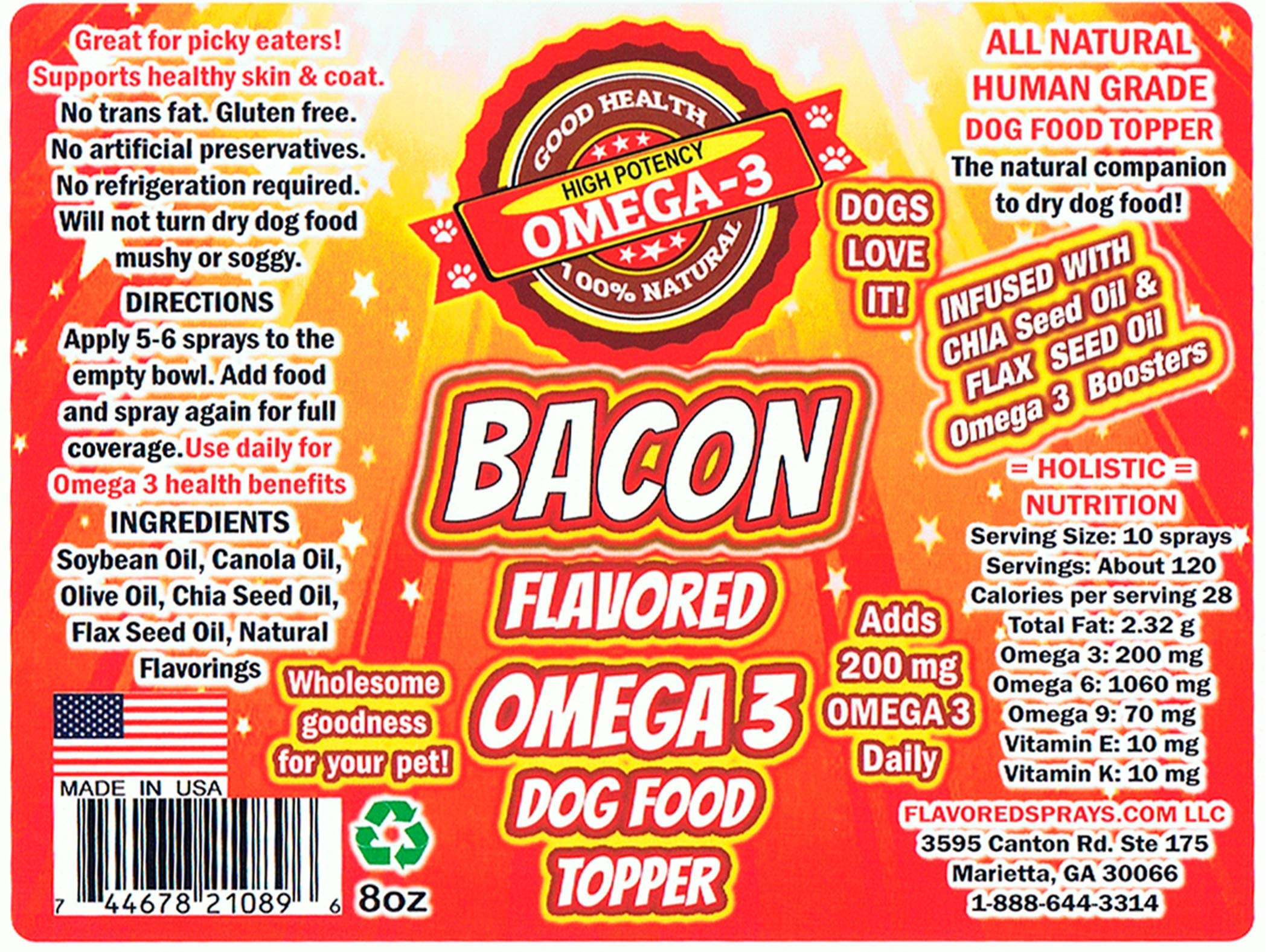 Flavored Omega 3 Sprays 3 Bottle Pack