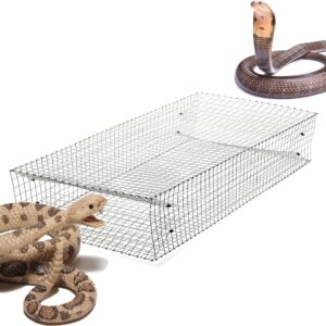 amztraps large dual entrance humane snake trap - catches and release all kinds of snakes - reusable!