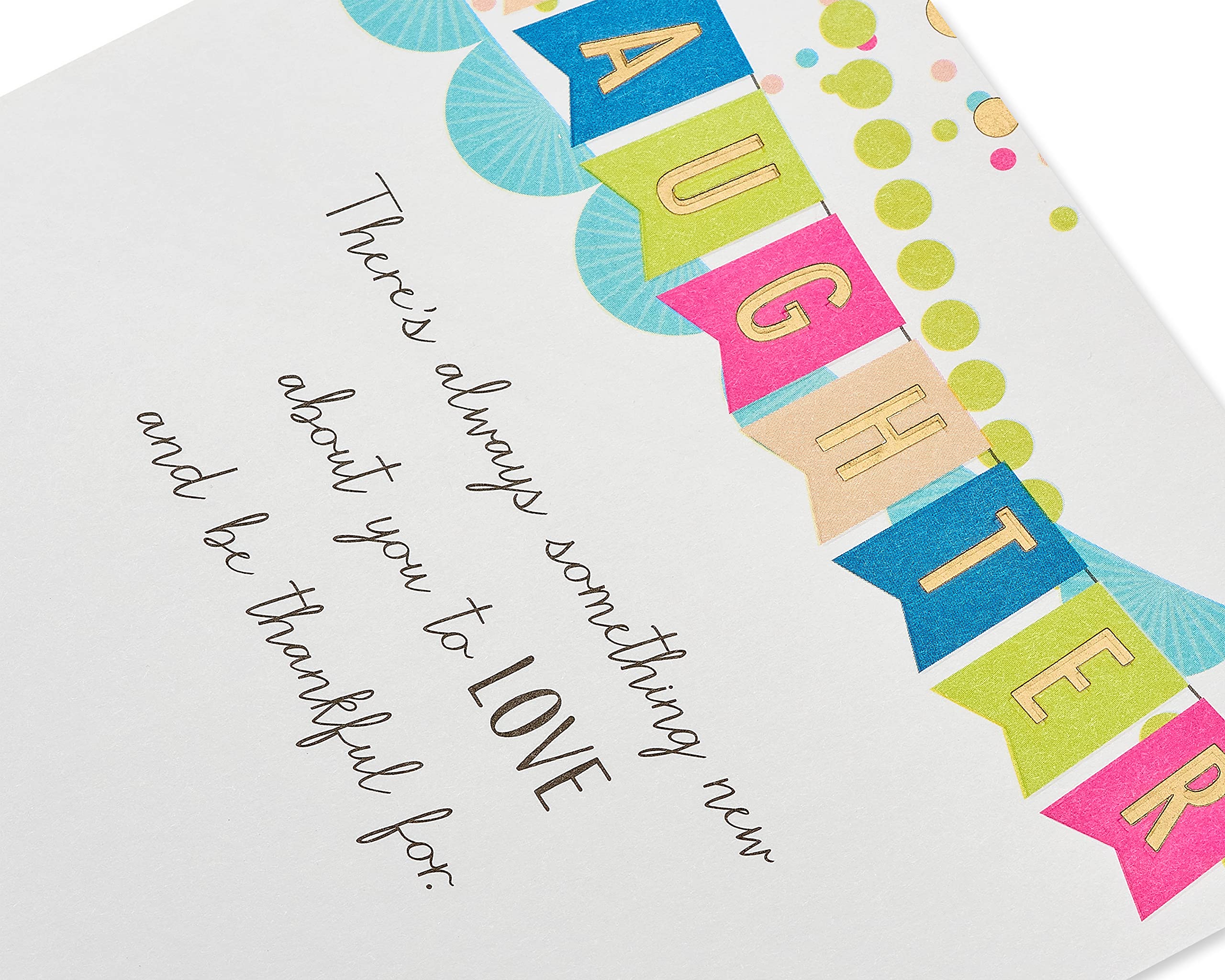 American Greetings Birthday Card for Daughter (Thankful)