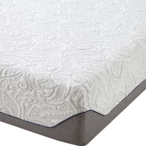 Boyd Sleep 8" RespondaFlex Twin Size Medium Firm Gel Memory Foam Mattress, Cooling Air Flow Layer, and Comfort Support Base, Bed in Box, Fiberglass Free, White