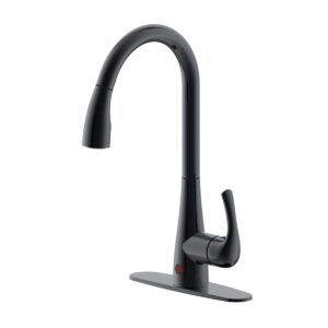 westbrass ka03a-12 dual sensor-touchless motion sensor control kitchen faucet with pull down sprayer head, oil rubbed bronze