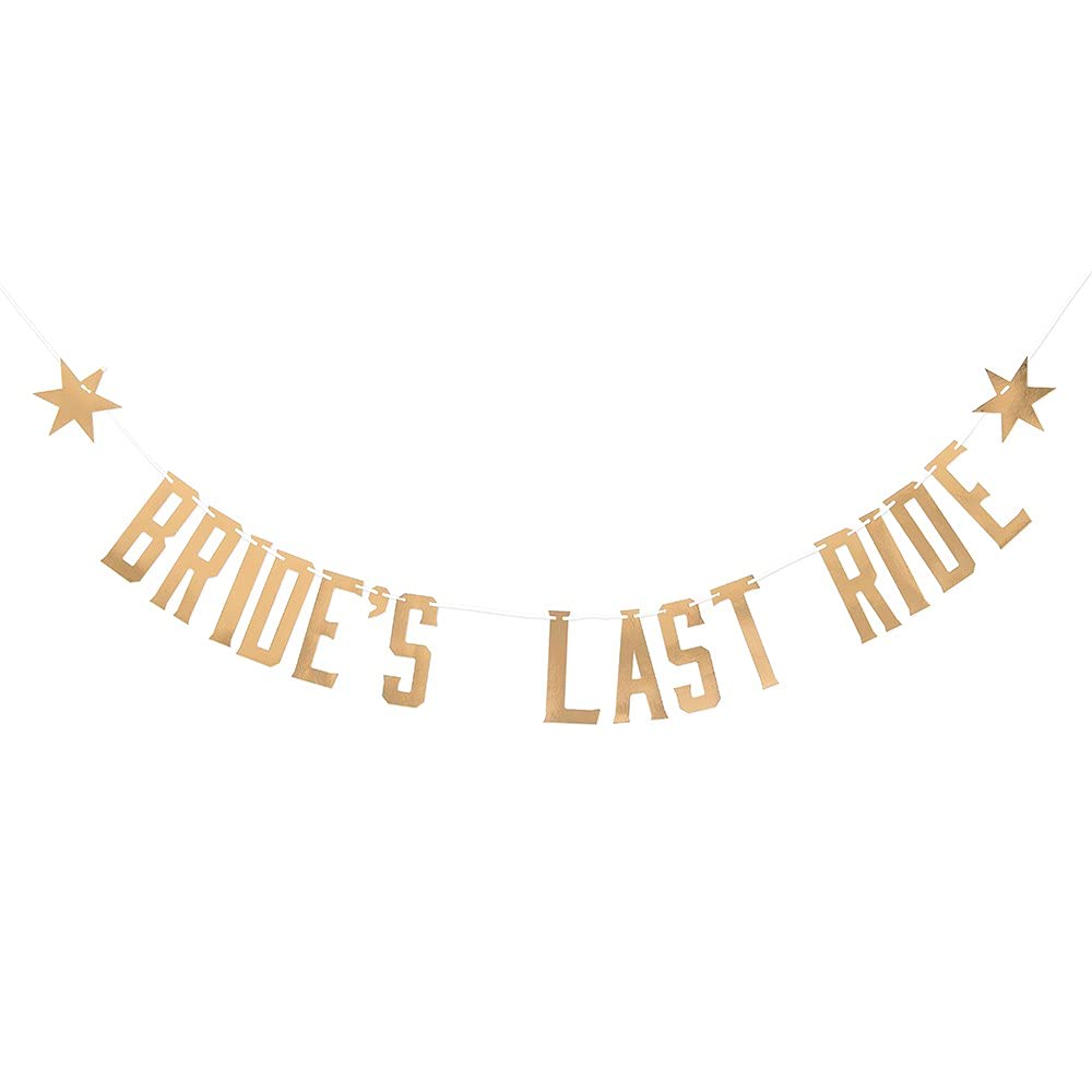 Weddingstar Paper Bachelorette Party Banner - Bride’s Last Ride