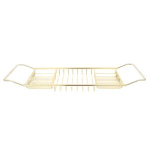 stainless steel shower tray: european style extendable bathtub tray for luxury bath stainless steel over the tub bath tray for bathroom accessories