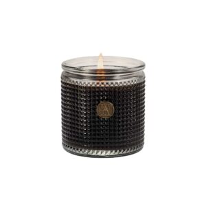 aromatique textured glass candle, the smell of espresso, 6 ounce